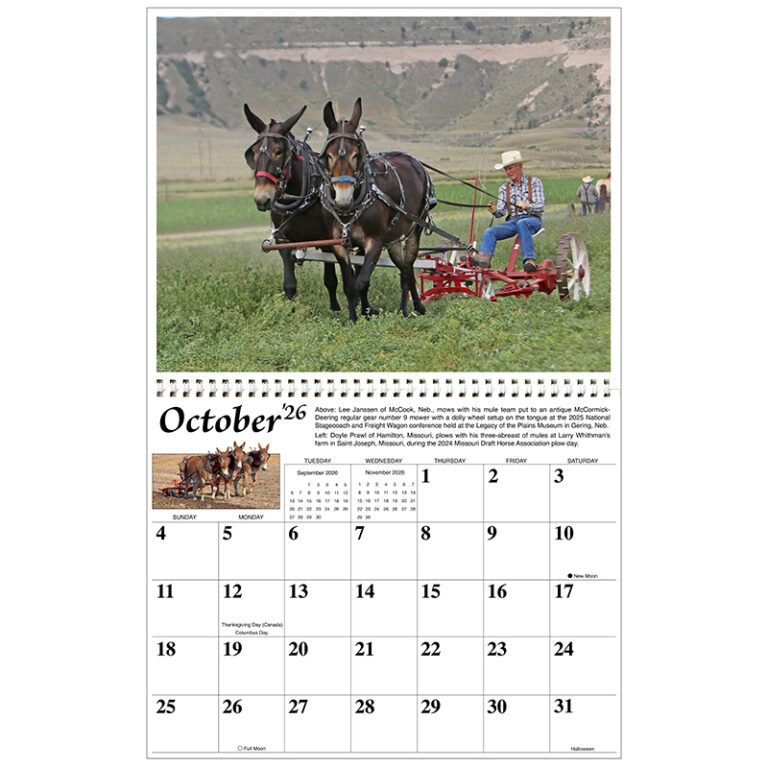 2026 Rural Heritage Calendar – Rural Heritage
